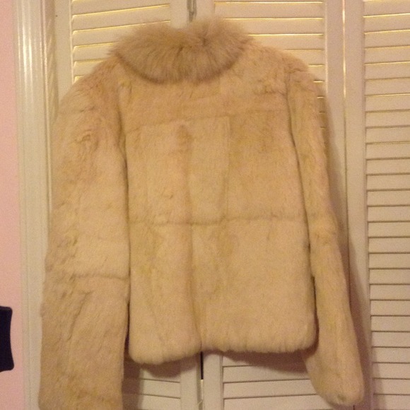 Other | 10 Angora Rabbit Coat W Fox Collar | Poshmark