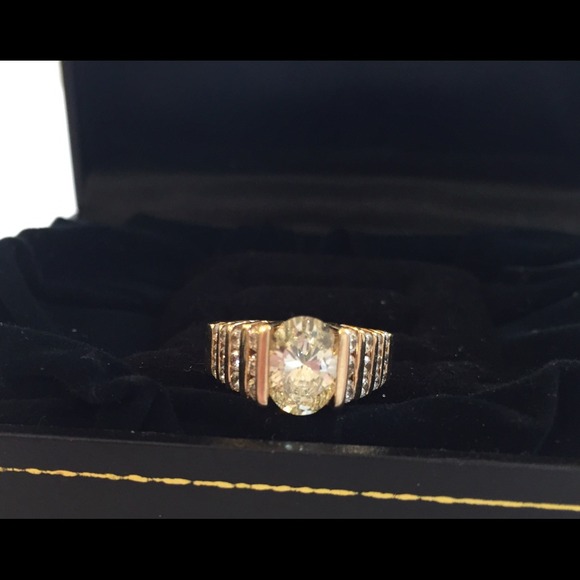Independent Designers | Jewelry | Natural Yellow Canary Diamond Ring Sz ...