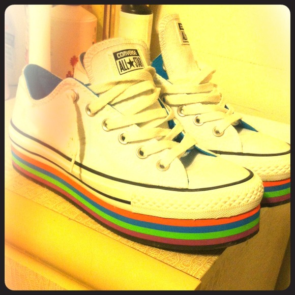 Converse | Shoes | Converse Birthday Cake Platforms | Poshmark