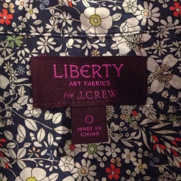 J. Crew | Tops | Rare Liberty Of London For J Crew | Poshmark