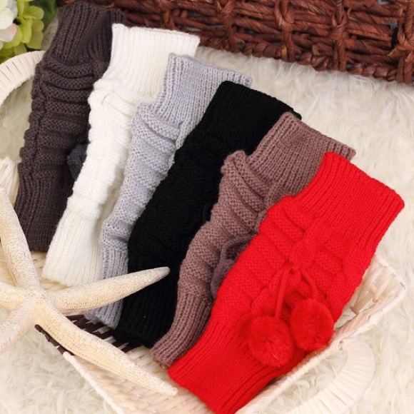 Accessories | Open Finger Mittens Red | Poshmark