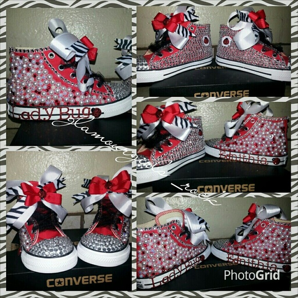 Converse | Shoes | Lady Bug Converse With Name | Poshmark