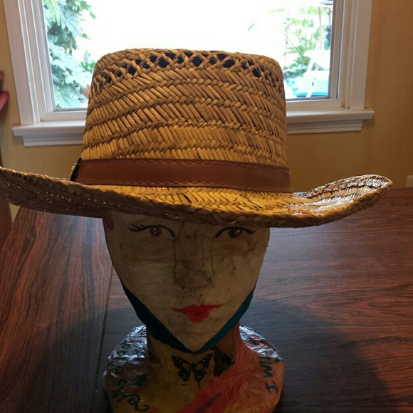Vintage | Other | Vintage Wicker Sun Hat | Poshmark