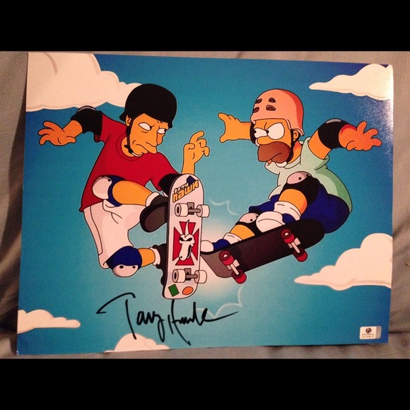 Other | Authentic Tony Hawk Autograph With Gai Coa | Poshmark