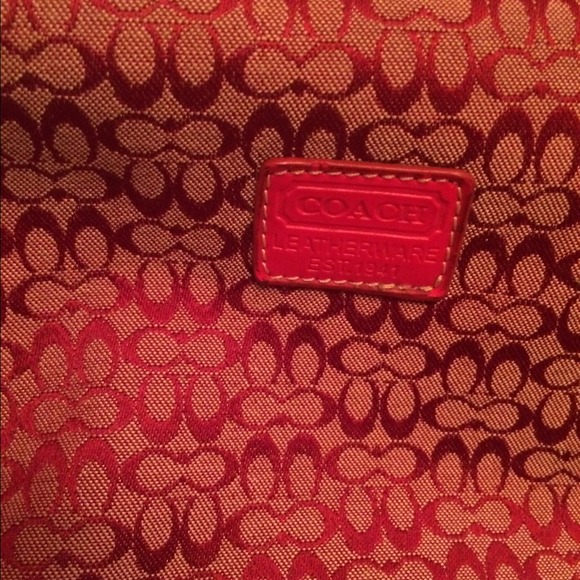 Coach | Bags | Red Coach Handbag | Poshmark