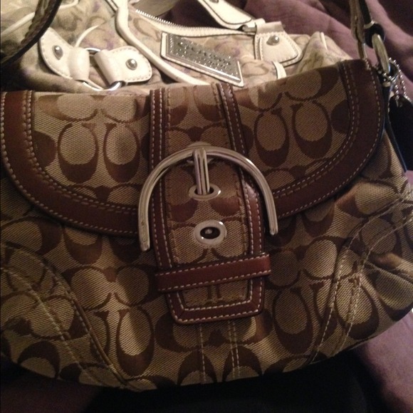 Coach | Bags | Coach Signature Flap Soho Shoulder Bag | Poshmark