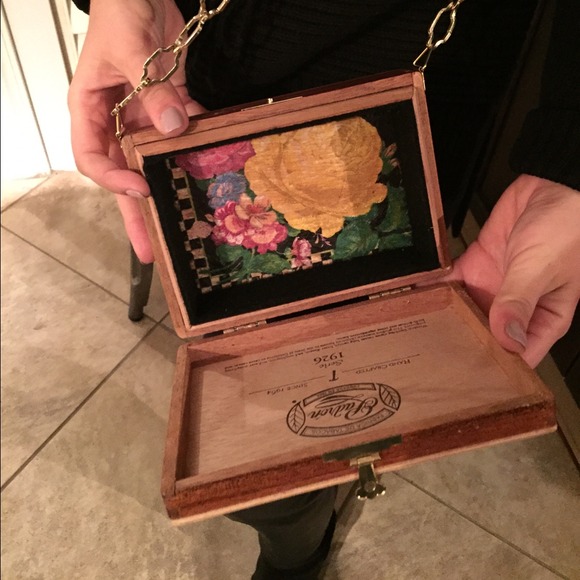 Bags | Vintage Cigar Box Purse | Poshmark