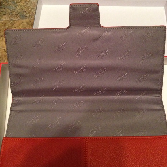 Coach | Bags | Authentic Coach Orange Tablet Case | Poshmark