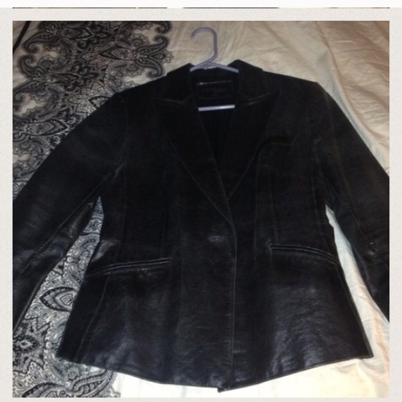 Express | Jackets & Coats | Vintage Express Leather Jacket | Poshmark