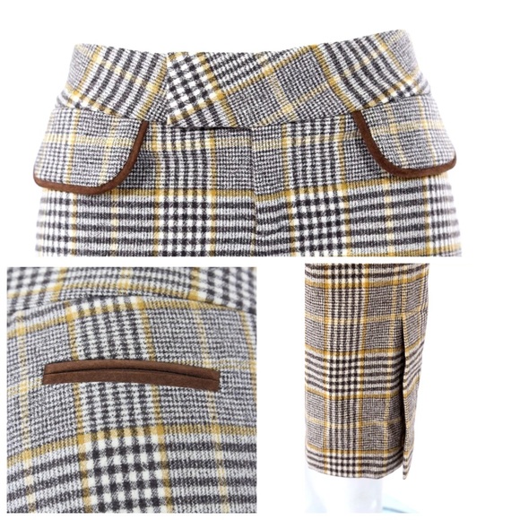 Alvin Valley | Pants & Jumpsuits | Alvin Valley Brown Capri Crop Plaid ...