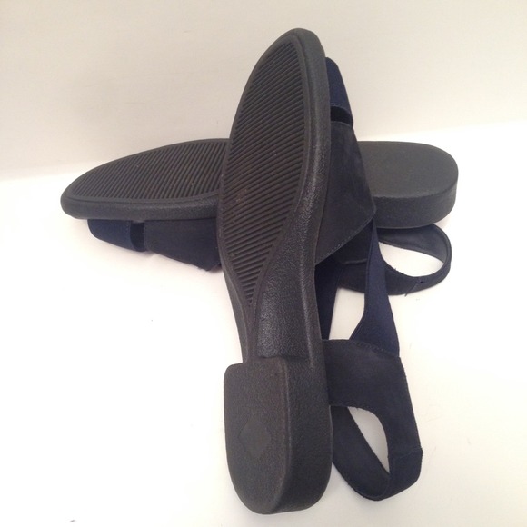 Judith | Shoes | Judith Navy Blue Suede And Elastic Sandals Shoes ...