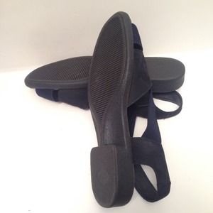 Judith | Shoes | Judith Navy Blue Suede And Elastic Sandals Shoes ...