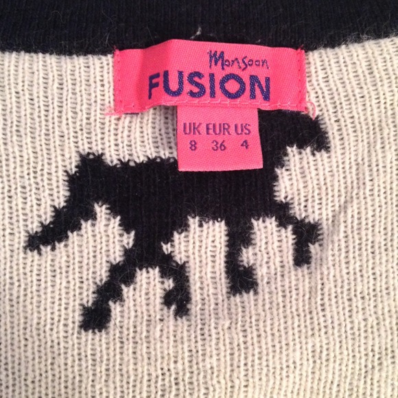 Monsoon Fusion | Sweaters | Monsoon Fusion Navy Blue Cardigan Sweater ...