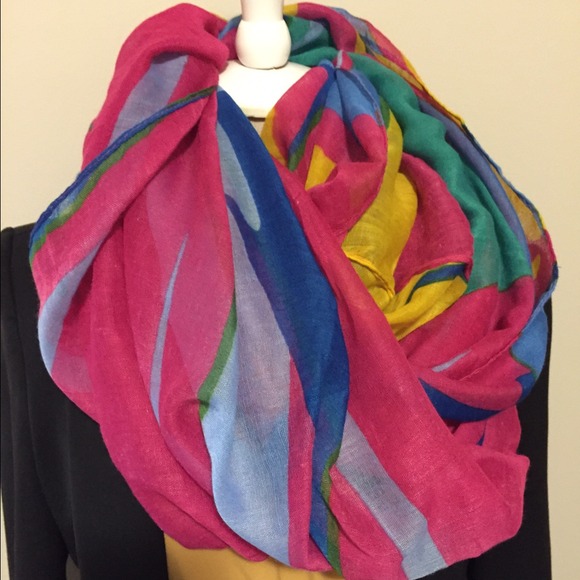 Accessories | Pop Of Color Spring Scarf | Poshmark