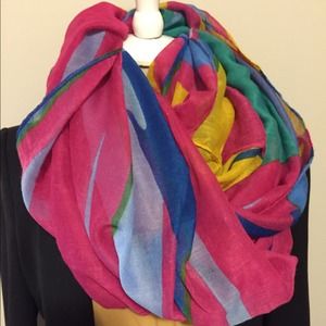 Accessories | Pop Of Color Spring Scarf | Poshmark
