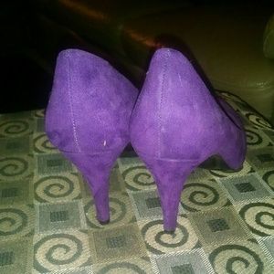 Style & Co. | Shoes | Purple Suede Pumps | Poshmark