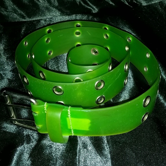 Accessories | Mao Nwot Neon Jelly Belt | Poshmark