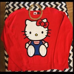 Hello Kitty long sweater on Poshmark