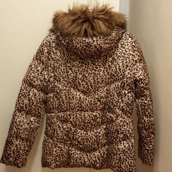 Calvin Klein | Jackets & Coats | Calvin Klein Leopard Print Winter ...