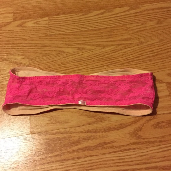 PINK Victoria's Secret | Tops | Victoria Secret Pink Lace Bandeau ...