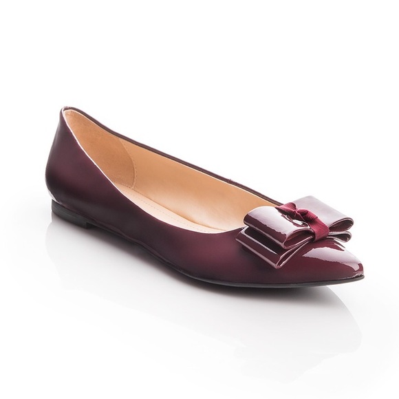 Shoemint | Shoes | Shoemint Hillary Flat In Patent Wine | Poshmark