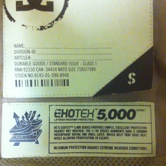 DC | Jackets & Coats | Dc Snowboarding Jacket Exotex | Poshmark