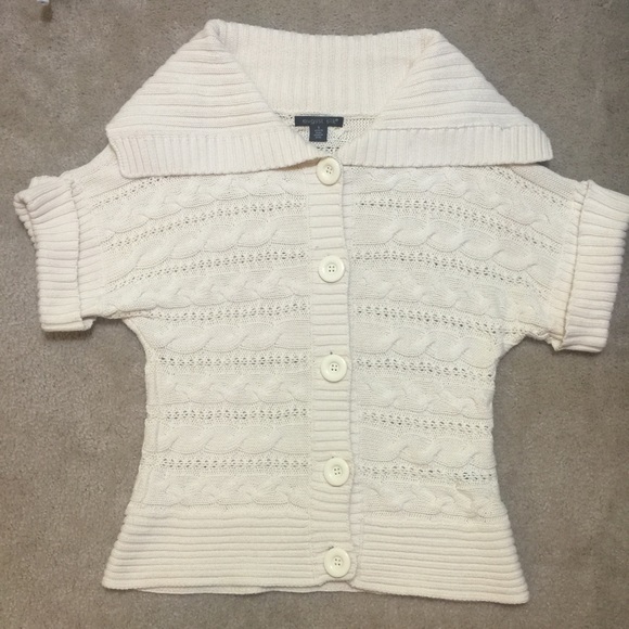 Sweaters | Ivory Cable Knit Sweater | Poshmark
