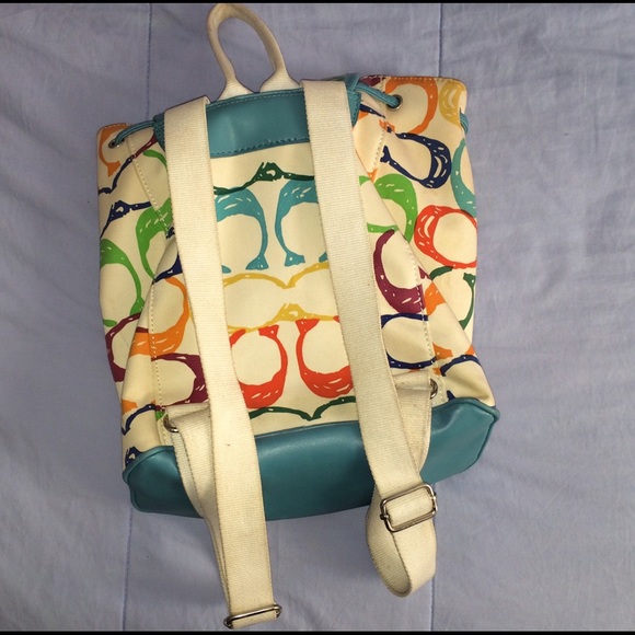 Coach | Bags | Coach Colorful Backpack | Poshmark
