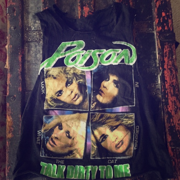 Tops | Authentic Poison Vintage Tee | Poshmark