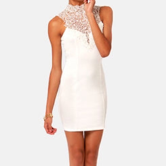 Lulus | Dresses | Nwt Lulu Renaissance Court Lace Ivory Dress | Poshmark