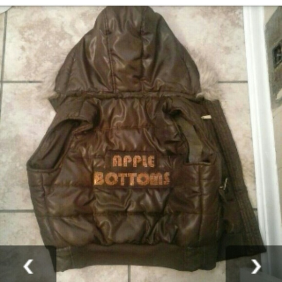 apple bottom | Jackets & Coats | Apple Bottom Vest With Hood | Poshmark
