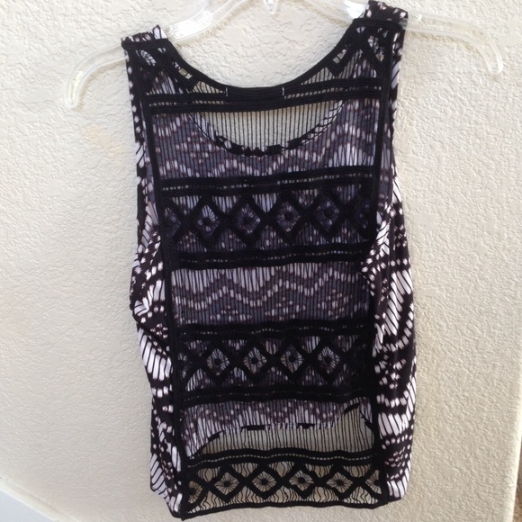 Boutique | Tops | Nwot Double Crossed Crochet Back Tank | Poshmark