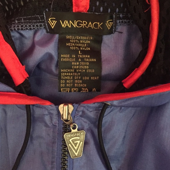 Vangrack | Jackets & Coats | Vintage Mens Vangrack Mesh Jacket | Poshmark