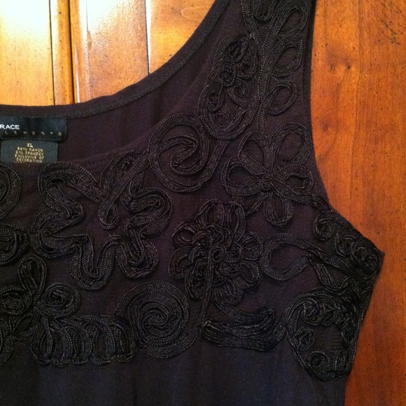Grace Elements | Tops | Fancy Black Top | Poshmark
