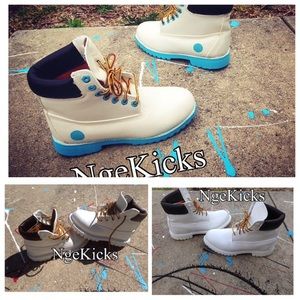 28% off Boots - Custom timberland boots from Paradise's closet on Poshmark