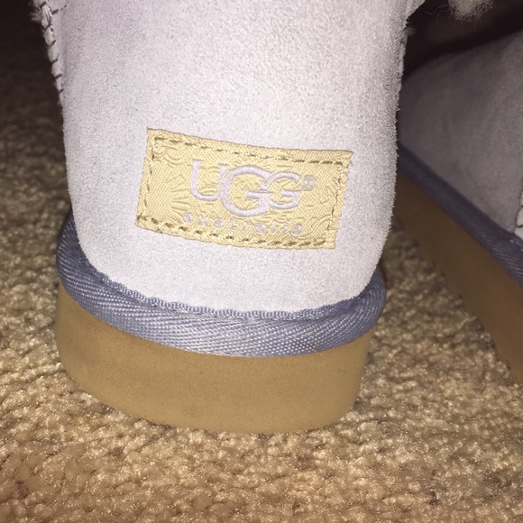 UGG | Shoes | Light Blue Bailey Button Uggs | Poshmark