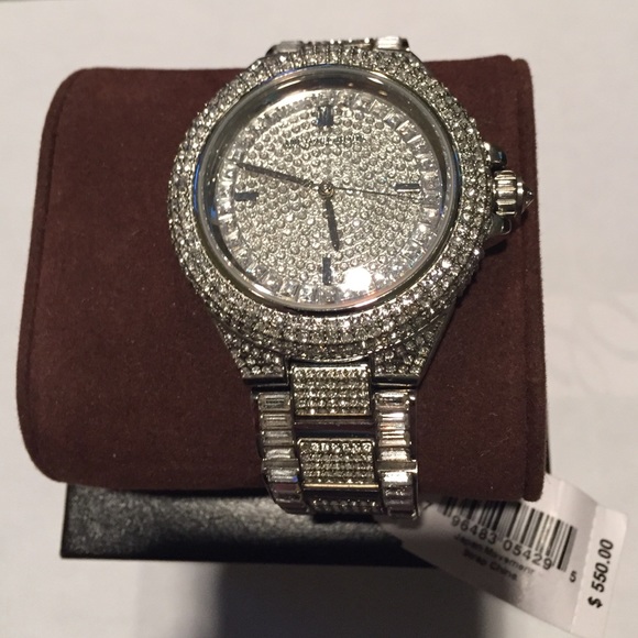Michael Kors | Jewelry | Michael Kors Mk5869 Camille Crystal Pave Dial ...