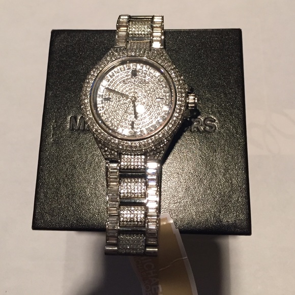 Michael Kors | Jewelry | Michael Kors Mk5869 Camille Crystal Pave Dial ...