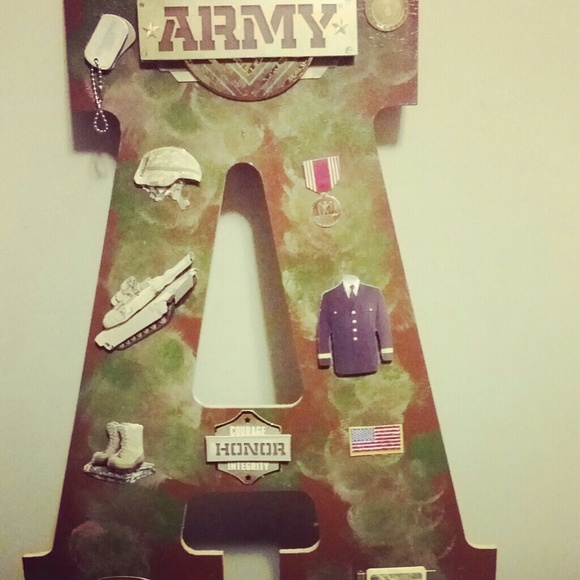 Handmade | Other | Us Army Letter A | Poshmark
