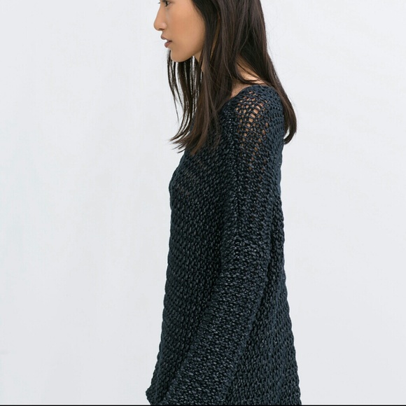 Zara | Sweaters | Zara Detailed Knit Sweater | Poshmark