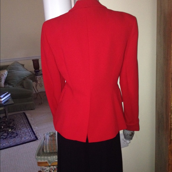 Dkny | Jackets & Coats | Dkny Red Wool Jacket | Poshmark