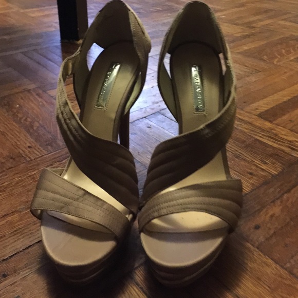 H by Halston | Shoes | H By Halston Sonia Blush Satin Shoes | Poshmark