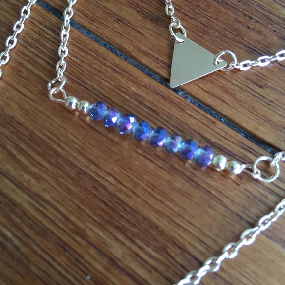 Fashion | Jewelry | Three Row Rose Gold Sworski Crystal Neck | Poshmark