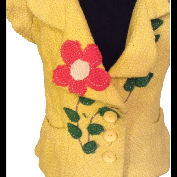 Jackets & Coats | Yellow Knit Jacket | Poshmark