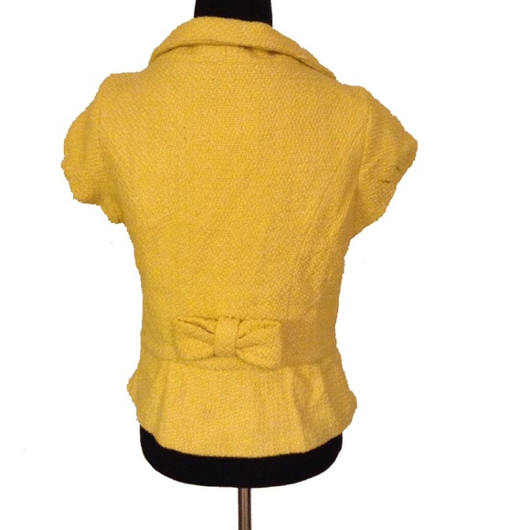Jackets & Coats | Yellow Knit Jacket | Poshmark
