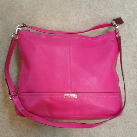 Coach | Bags | Pink Leather Coach Convertible Purse | Poshmark