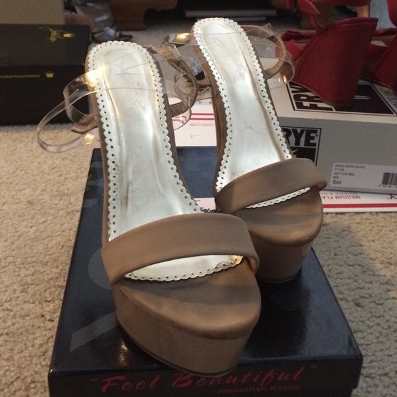 Johnathan Kayne | Shoes | Johnathan Kayne Heels Size 8 Nude Stiletto ...