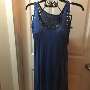 i jeans by Buffalo | Tops | New Ocean Blue Braided Tank Top | Poshmark