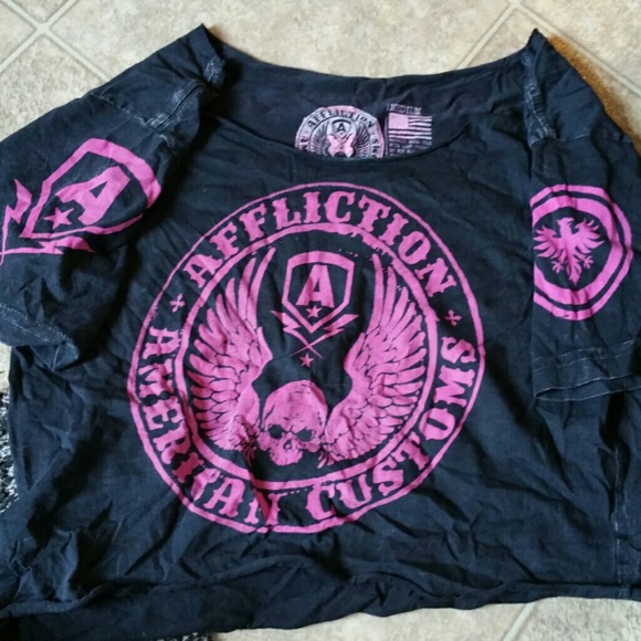 Affliction | Tops | Affliction Crop Top | Poshmark
