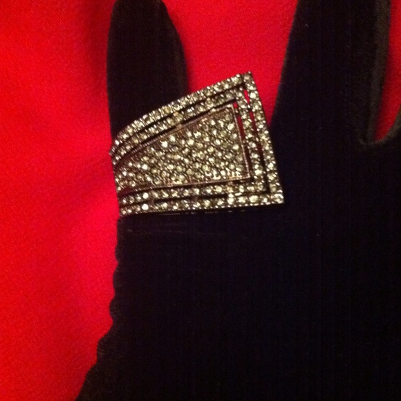 BCBGeneration | Jewelry | Hp Bcbg Gun Metal Rhinestones Ring | Poshmark